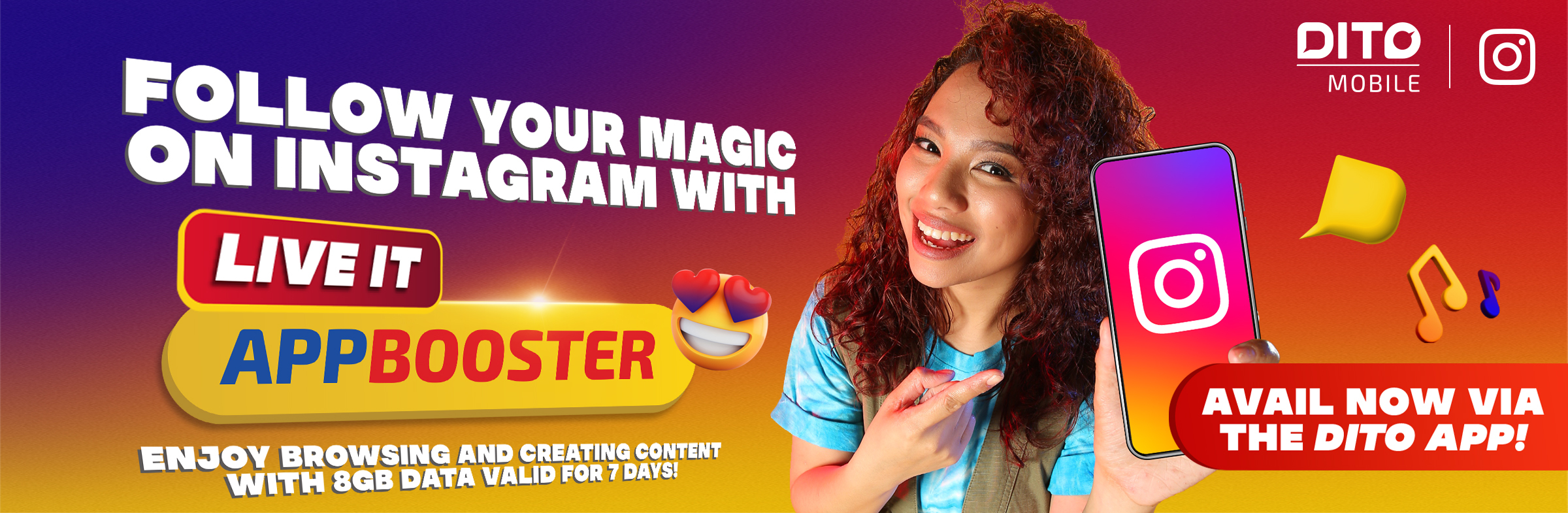 Get Your DITO Live it App Booster with 8GB Data!